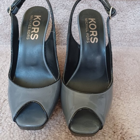 KORS Michael Kors | Shoes | Kors Micael Kors Grey Wedge Heel Size 55 ...